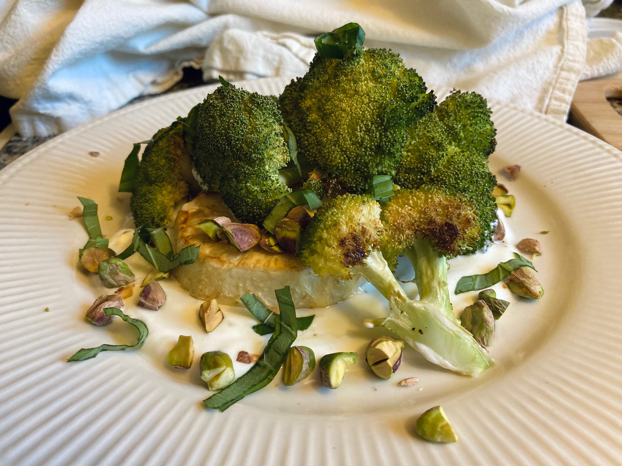 Family-Friendly Roasted Broccoli and Celery Root • Grateful Gluten Free
